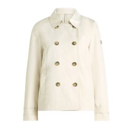 Betty Barclay Damen Kurzjacke "Damen mit Kragen", beige, Gr. 42, Obermaterial: 52% Polyester, 48% Baumwolle. Futter: 100% Polyester, Jacken