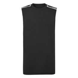 Plein Sport Jungen T-Shirt "Tanktop", schwarz, Gr. M, Obermaterial: 86% Polyamid, 14% Elasthan, Shirts