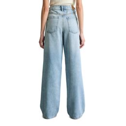 Marc O'Polo Damen Weite Jeanslight blau, Gr. 31, MARC O'POLO DENIM, Denim/Jeans, Obermaterial: 80% Lyocell, 20% Baumwolle, Jeans, Model Tomke wide aus weichem