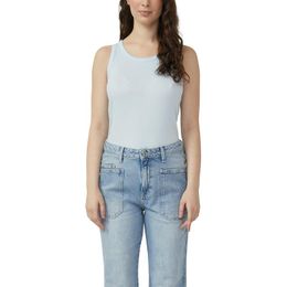 s.Oliver Damen s.Oliver Tanktop in Rippoptik, Regular Fit, Rundhalsausschnitt 34