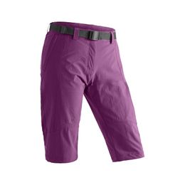Maier Sports Damen Caprihose &raquo;Kluane&laquo; Damen Shorts, kurze Wanderhose, Outdoorhose mit 2 Taschen, Regular Fit 46, Normalgr&ouml;&szlig;en