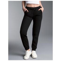 TRIGEMA Damen Jerseyhose &raquo;TRIGEMA Bequeme Jogginghose mit gro&szlig;en Taschen&laquo; schwarz L, US-Gr&ouml;&szlig;en