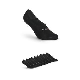 Fila Damen F&uuml;&szlig;linge &raquo;UNISEX GHOST SOCKS SILICONE HEEL INSIDE&laquo; 9 Paar, mit Logo-Schriftzug schwarz 43-46
