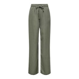 Only Damen Only Schlupfhose &raquo;ONLGOA MW LINEN BL PULL-UP PANT CC PNT&laquo; mit Leinen S, L&auml;nge 32