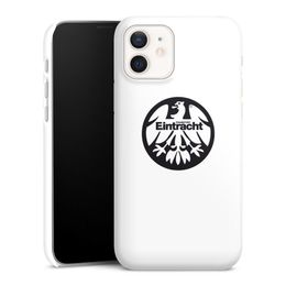 DeinDesign iPhone 12 Handy Premium Case Smartphone Handyh&uuml;lle Schutzh&uuml;lle matt Eagle Logo Eintracht Frankfurt Premium Case