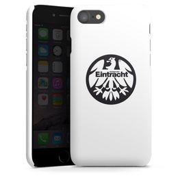 DeinDesign iPhone SE (2020) Handy Premium Case Smartphone Handyh&uuml;lle Schutzh&uuml;lle matt Eintracht Frankfurt Logo Eagle Premium Case