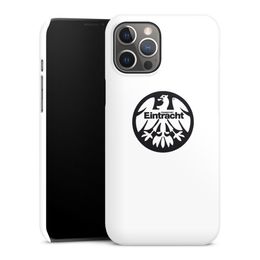 DeinDesign iPhone 12 Pro Max Handy Premium Case Smartphone Handyh&uuml;lle Schutzh&uuml;lle matt Eagle Logo Eintracht Frankfurt Premium Case
