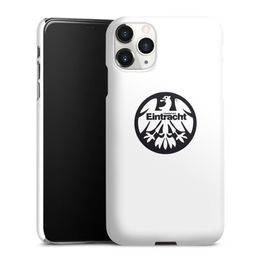 DeinDesign iPhone 11 Pro Max Handy Premium Case Smartphone Handyh&uuml;lle Schutzh&uuml;lle gl&auml;nzend Eagle Logo Eintracht Frankfurt Premium Case