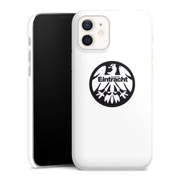 DeinDesign iPhone 12 Handy Premium Case Smartphone Handyh&uuml;lle Schutzh&uuml;lle gl&auml;nzend Eagle Logo Eintracht Frankfurt Premium Case