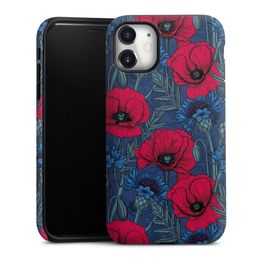 DeinDesign iPhone 11 Handy Panzer Handyh&uuml;lle robuste Outdoor H&uuml;lle Schutzh&uuml;lle matt Poppy Painting Flower Tough Case