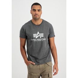 Alpha Industries Herren T-Shirt &raquo;Basic T-Shirt BL&laquo; grau M