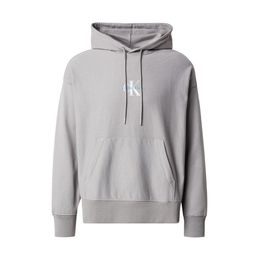 Calvin Klein Jeans Sweatshirt Herren Gr&ouml;&szlig;e XXL hellblau / hellgrau / wei&szlig;
