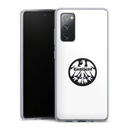 DeinDesign Galaxy S20 FE Handy Silikon H&uuml;lle Case transparent Handyh&uuml;lle Eintracht Frankfurt Logo Eagle Silikon Case