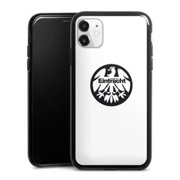 DeinDesign iPhone 11 Handy Silikon H&uuml;lle Case schwarz Handyh&uuml;lle Eintracht Frankfurt Logo Eagle