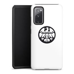 DeinDesign Galaxy S20 FE 5G Handy Panzer Handyh&uuml;lle robuste Outdoor H&uuml;lle Schutzh&uuml;lle gl&auml;nzend Eintracht Frankfurt Logo Eagle Tough Case