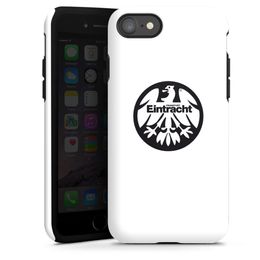 DeinDesign iPhone SE (2020) Handy Panzer Handyh&uuml;lle robuste Outdoor H&uuml;lle Schutzh&uuml;lle gl&auml;nzend Eintracht Frankfurt Logo Eagle Tough Case