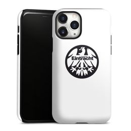 DeinDesign iPhone 11 Pro Handy Panzer Handyh&uuml;lle robuste Outdoor H&uuml;lle Schutzh&uuml;lle gl&auml;nzend Eintracht Frankfurt Logo Eagle Tough Case