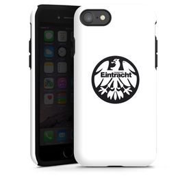 DeinDesign iPhone SE (2020) Handy Panzer Handyh&uuml;lle robuste Outdoor H&uuml;lle Schutzh&uuml;lle matt Eintracht Frankfurt Logo Eagle Tough Case