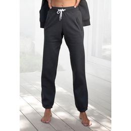 H.I.S. H.I.S Damen Sweathose mit Eingrifftaschen, Loungewear grau 40/42, N-Gr