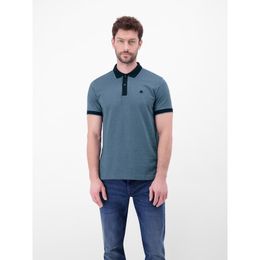 Lerros Herren Lerros Poloshirt Kurzarm mit Logostickerei und abgesetzten &Auml;rmeln und Kragen L