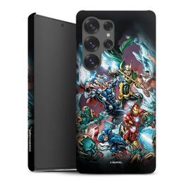 DeinDesign Galaxy S25 Ultra Handy Premium Case Smartphone Handyh&uuml;lle Schutzh&uuml;lle matt Avengers Marvel Comic Premium Case