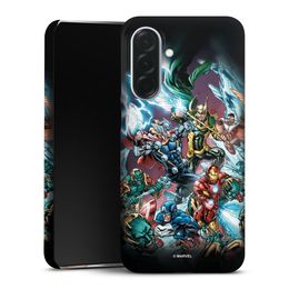 DeinDesign Galaxy A36 5G Handy Premium Case Smartphone Handyh&uuml;lle Schutzh&uuml;lle matt Avengers Marvel Comic Premium Case