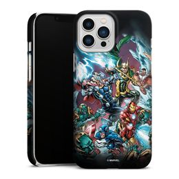DeinDesign iPhone 13 Pro Max Handy Premium Case Smartphone Handyh&uuml;lle Schutzh&uuml;lle matt Avengers Marvel Comic Premium Case