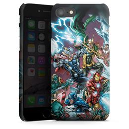 DeinDesign iPhone SE (2020) Handy Premium Case Smartphone Handyh&uuml;lle Schutzh&uuml;lle matt Marvel Comic Avengers Premium Case