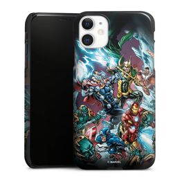 DeinDesign iPhone 11 Handy Premium Case Smartphone Handyh&uuml;lle Schutzh&uuml;lle gl&auml;nzend Marvel Comic Avengers Premium Case