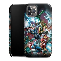 DeinDesign iPhone 12 Pro Handy Premium Case Smartphone Handyh&uuml;lle Schutzh&uuml;lle gl&auml;nzend Avengers Marvel Comic Premium Case