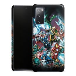 DeinDesign Galaxy S20 FE Handy Premium Case Smartphone Handyh&uuml;lle Schutzh&uuml;lle gl&auml;nzend Comic Marvel Avengers Premium Case