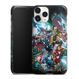 DeinDesign iPhone 11 Pro Handy Premium Case Smartphone Handyh&uuml;lle Schutzh&uuml;lle gl&auml;nzend Marvel Comic Avengers Premium Case