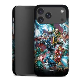 DeinDesign iPhone 17 Pro Max Handy Premium Case Smartphone Handyh&uuml;lle Schutzh&uuml;lle gl&auml;nzend Avengers Marvel Comic Premium Case