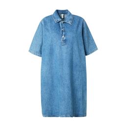 Only Carmakoma Shirt Dress 'CARGry' female size 42 Blue denim