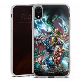 DeinDesign iPhone Xr Handy Silikon H&uuml;lle Case transparent Handyh&uuml;lle Avengers Marvel Comic Silikon Case