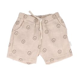 MaxiMo Herren MaxiMo Bermudas Beigemeliert, L&ouml;we, Musselin, Shorts, Baby Boy 86/92, N-Gr