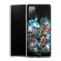 DeinDesign Galaxy S20 FE 5G Handy Silikon H&uuml;lle Case transparent Handyh&uuml;lle Avengers Marvel Comic Silikon Case