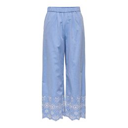 Jacqueline de Yong JDY Hose 'JDYMARINA' Damen Gr&ouml;&szlig;e 38 hellblau / wei&szlig;