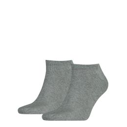 Tommy Hilfiger Herren Sneakersocken &raquo;TH MEN SNEAKER 2P&laquo; 2 Paar, mit schmalem Rippenb&uuml;ndchen grau 39-42