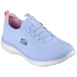 Skechers Damen Slip-On Sneaker &raquo;SUMMITS&laquo; , Freizeitschuh, Halbschuh, Slipper mit flexibler Traktionslaufsohle blau 40