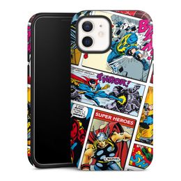 DeinDesign iPhone 12 mini Handy Panzer Handyh&uuml;lle robuste Outdoor H&uuml;lle Schutzh&uuml;lle gl&auml;nzend Avengers Marvel Comic Tough Case