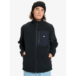 Quiksilver Herren Fleecejacke &raquo;CLEAN COAST FZ&laquo; aus Polyester, leichtes Material, f&uuml;r Erwachsene schwarz XXL