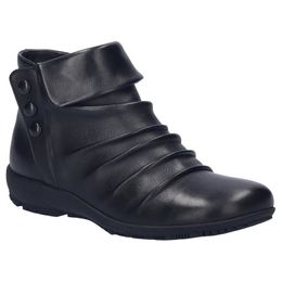 Josef Seibel Damen Stiefelette &raquo;Charlotte 14&laquo; Boots, Rei&szlig;verschlussstiefel mit gerafftem Schaft schwarz 38