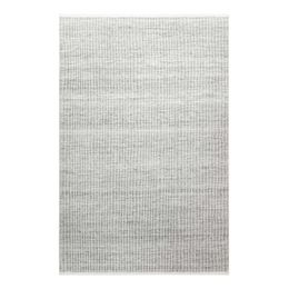 Teppich GREEN LOOOP "Granville", grau, B:80cm H:6mm L:150cm, Polypropylen, Teppiche, Teppich, Kurzflorteppich, handgewebt, modern, Wohnzimmer, einfarbig, zeitlos