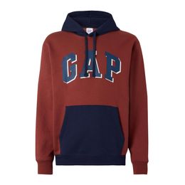 GAP Sweatshirt 'HERITAGE' Herren Gr&ouml;&szlig;e XS navy / rostbraun / wei&szlig;