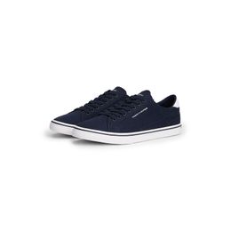 Tommy Hilfiger Herren Sneaker &raquo;VULC CORE LONG LACE&laquo; Freizeitschuh, Halbschuh, Schn&uuml;rschuh mit Kontrastbesatz an der Ferse 45