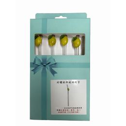 COR MULDER Trinkhalm-Set LEMON