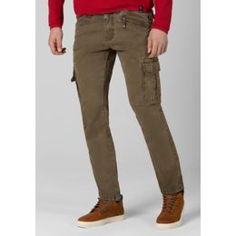 Timezone Herren Timezone Cargohose &raquo;Regular BenTZ&laquo; braun 38, L&auml;nge 34