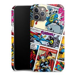 DeinDesign iPhone 12 Pro Handy Premium Case Smartphone Handyh&uuml;lle Schutzh&uuml;lle gl&auml;nzend Avengers Marvel Comic Premium Case