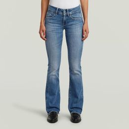 G-Star Raw G-Star Damen G-STAR Bootcut-Jeans &raquo;Midge&laquo; mit verstellbarem Riegel, mittelhoher Bund 28, L&auml;nge 34